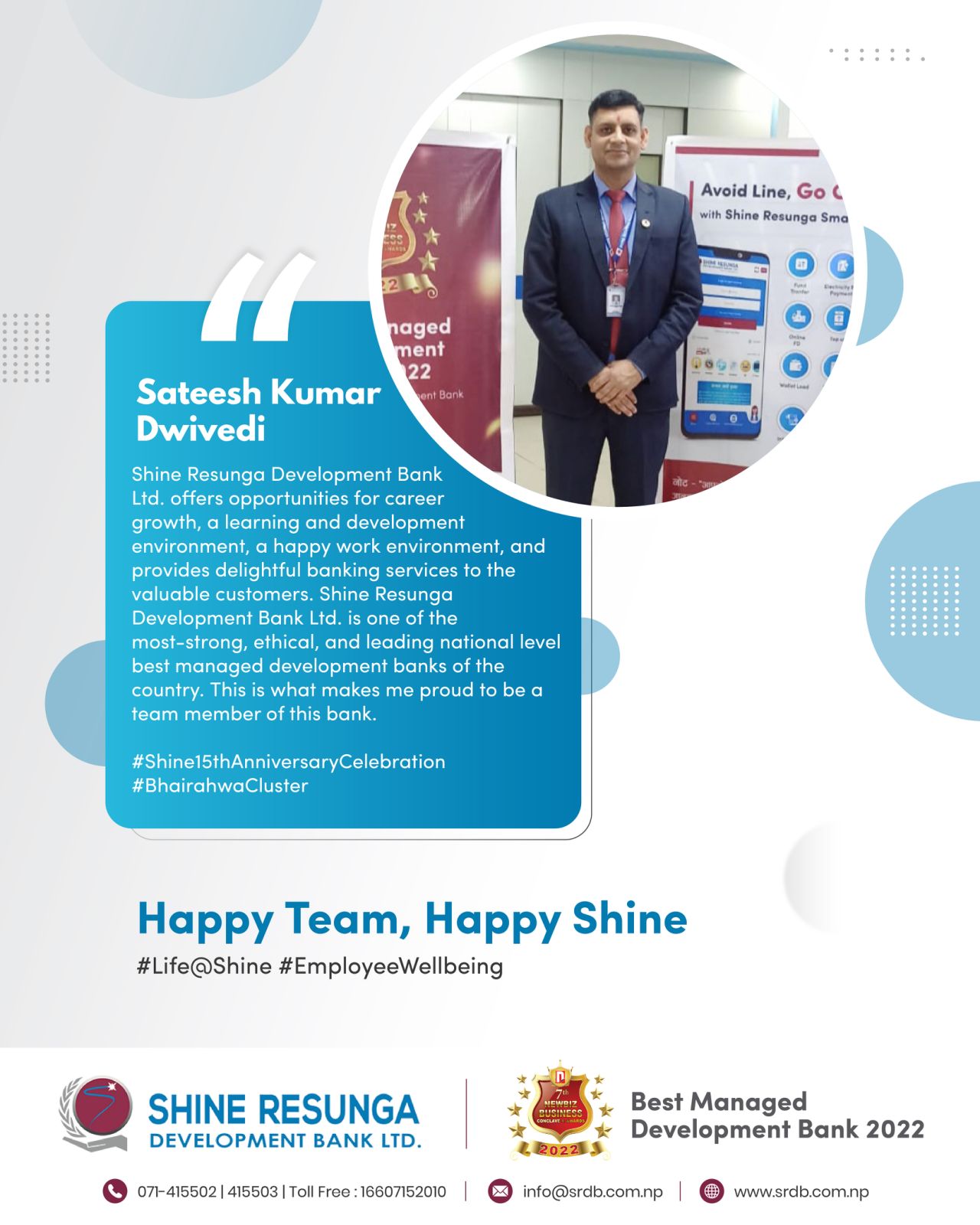 Employee Experience at Shine Resunga Development Bank Limited